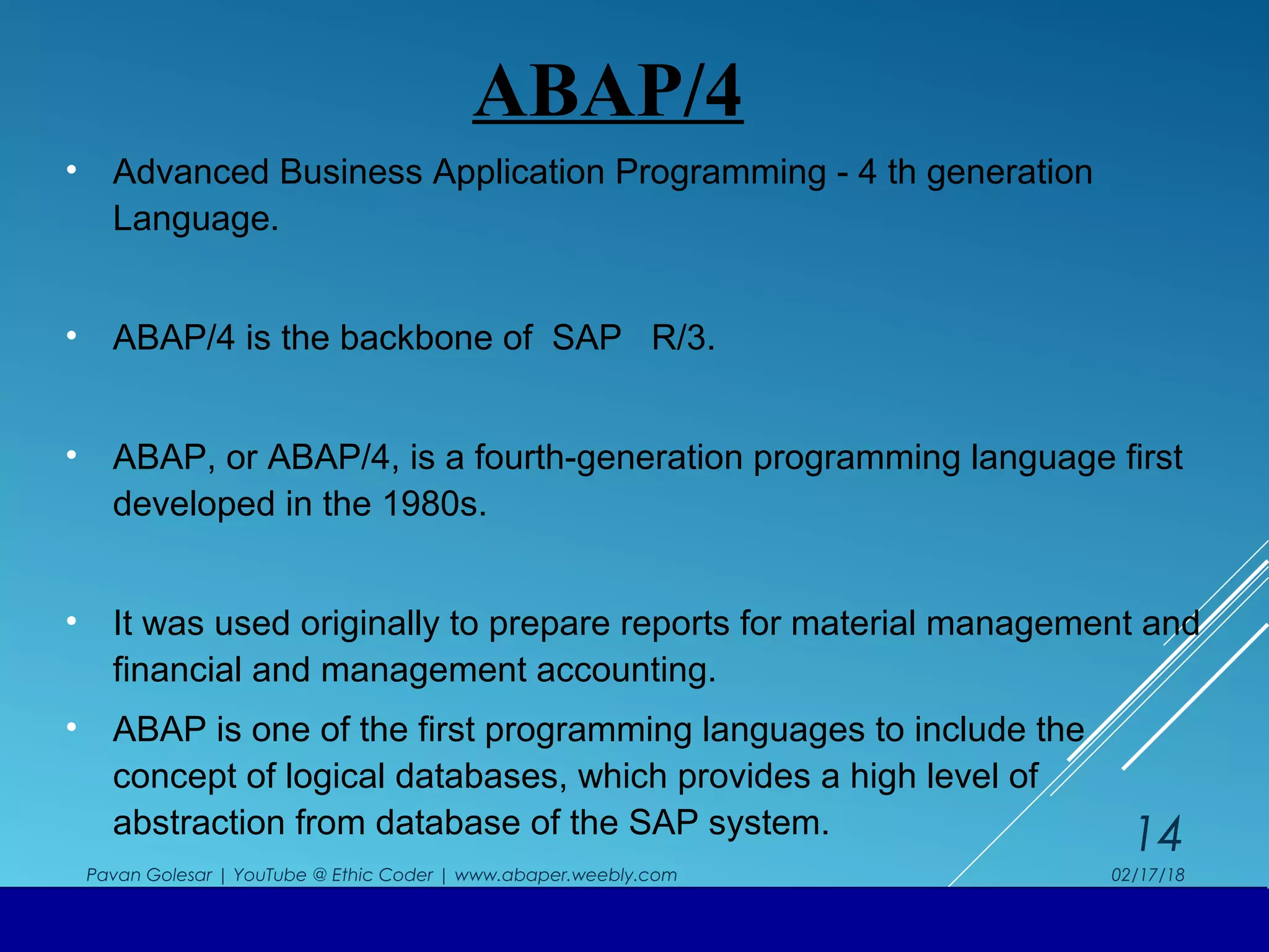 What is Enterprise Resource Planning, SAP and SAP FIORI? | PPT