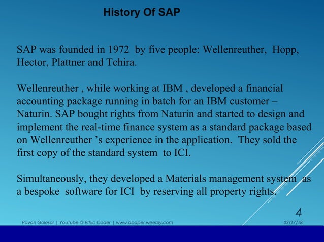 What is Enterprise Resource Planning, SAP and SAP FIORI? | PPT