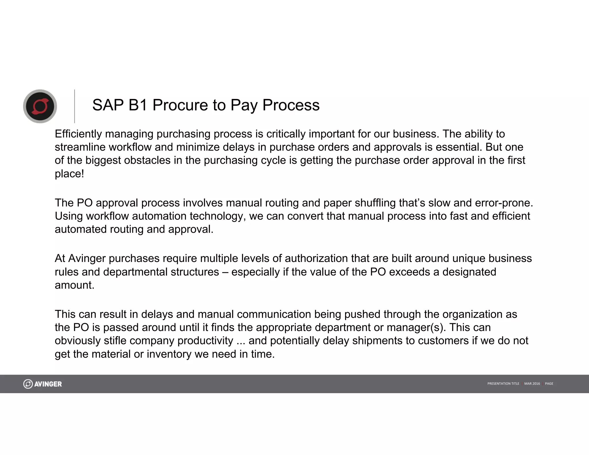 SAP ERP Governance | PPT