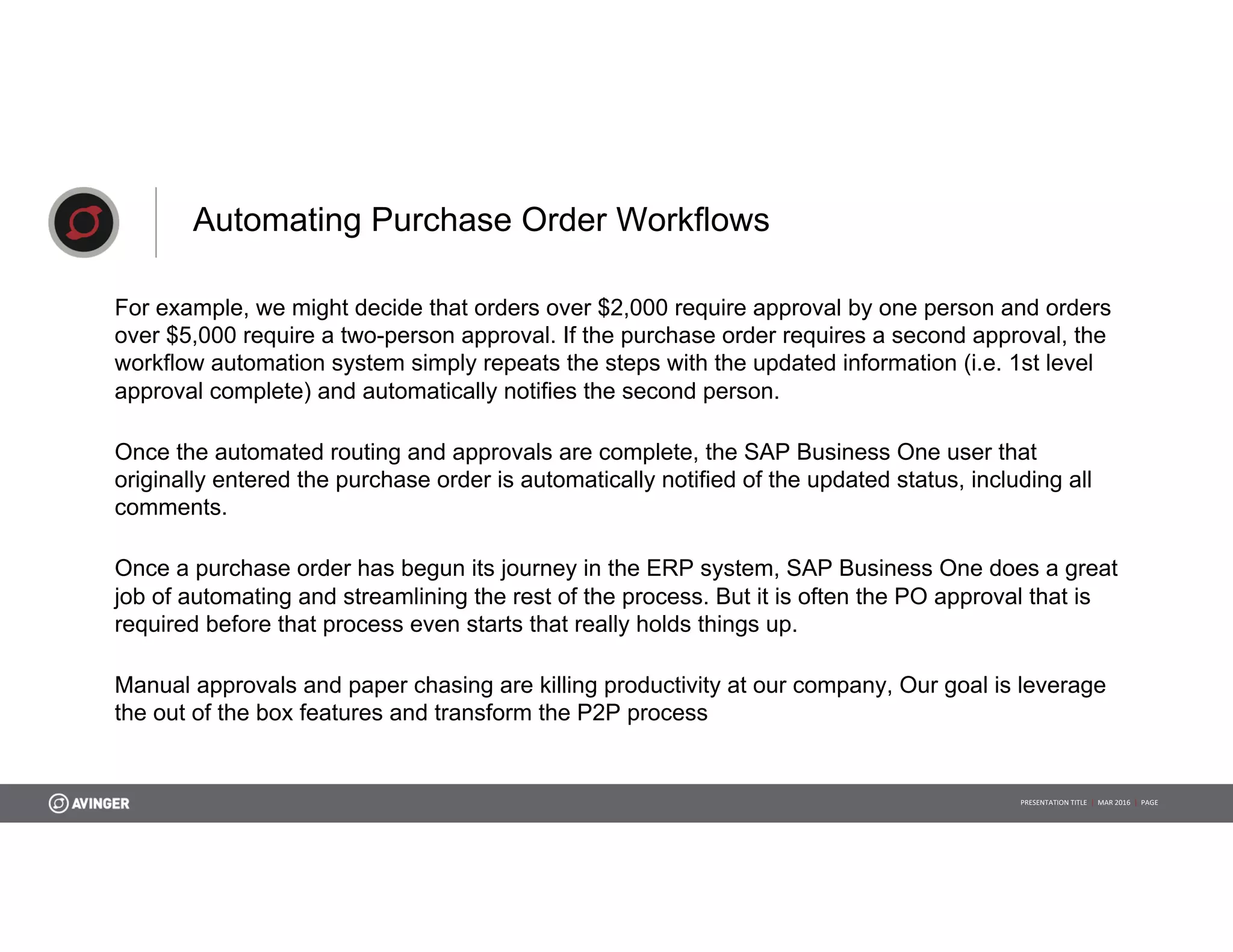 SAP ERP Governance | PPT