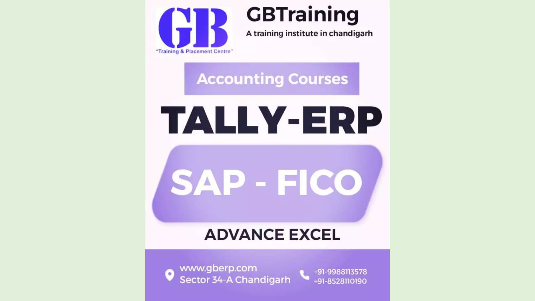 #SAP#ERP#TALLY#ACCOUNTING#TRAINING in #CHANDIGARH.pptx
