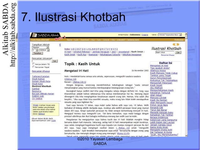 Alkitab SABDA | PPT