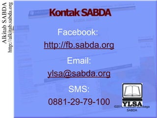 Alkitab SABDA | PPT