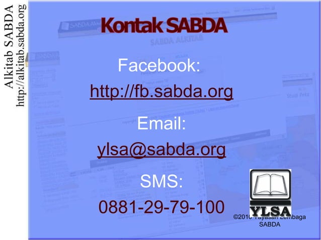 Alkitab SABDA | PPT
