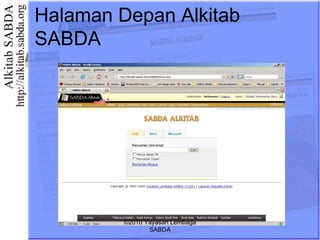Alkitab SABDA | PPT