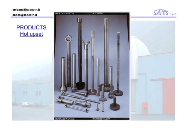 Sapes S.P.A. - pictures of some of our products | PDF
