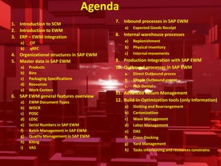Sap EWM Introduction | PPSX