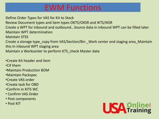 SAP EWM Kitting | PPTX