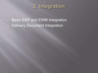 Sap ewm online training | PPT