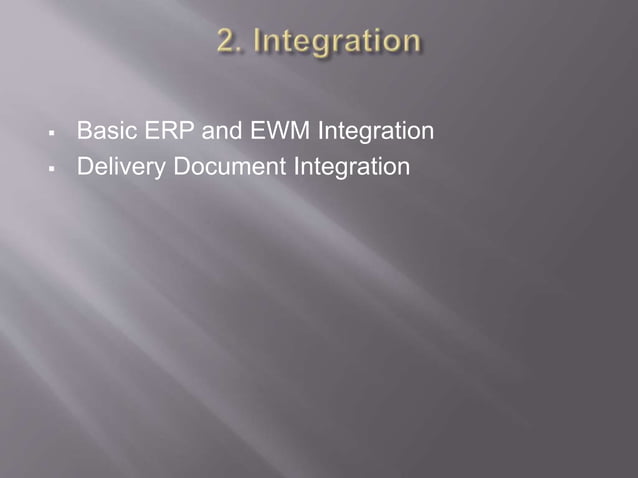 Sap ewm online training | PPTX