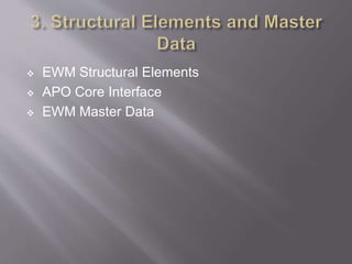 Sap ewm online training | PPT