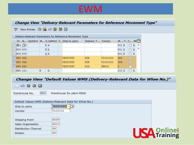 SAP EWM Posting Change