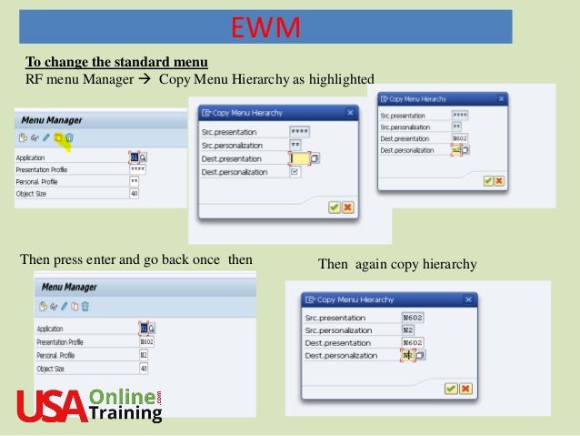 SAP EWM RF Framework