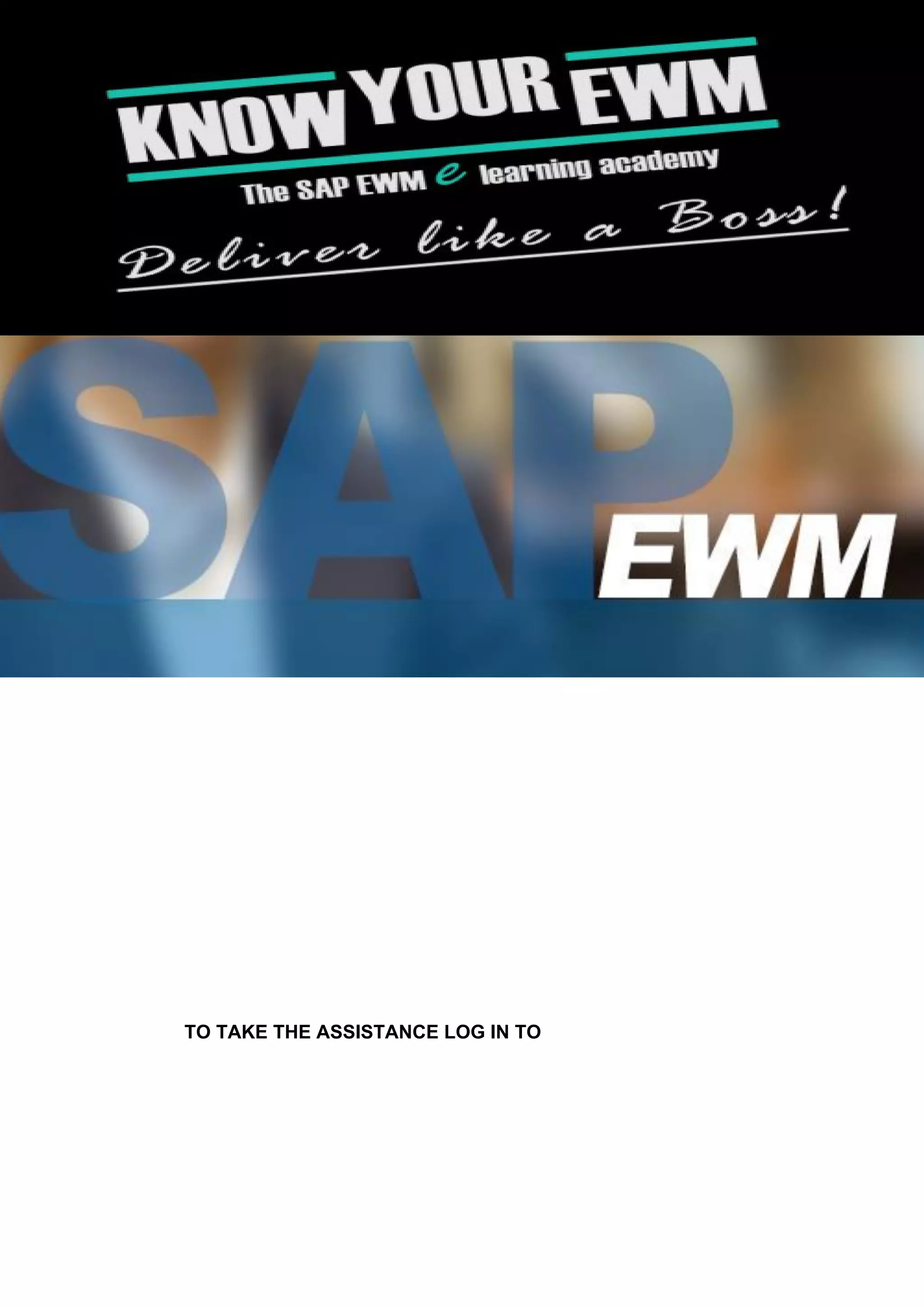 Sap ewm tutorial | PDF