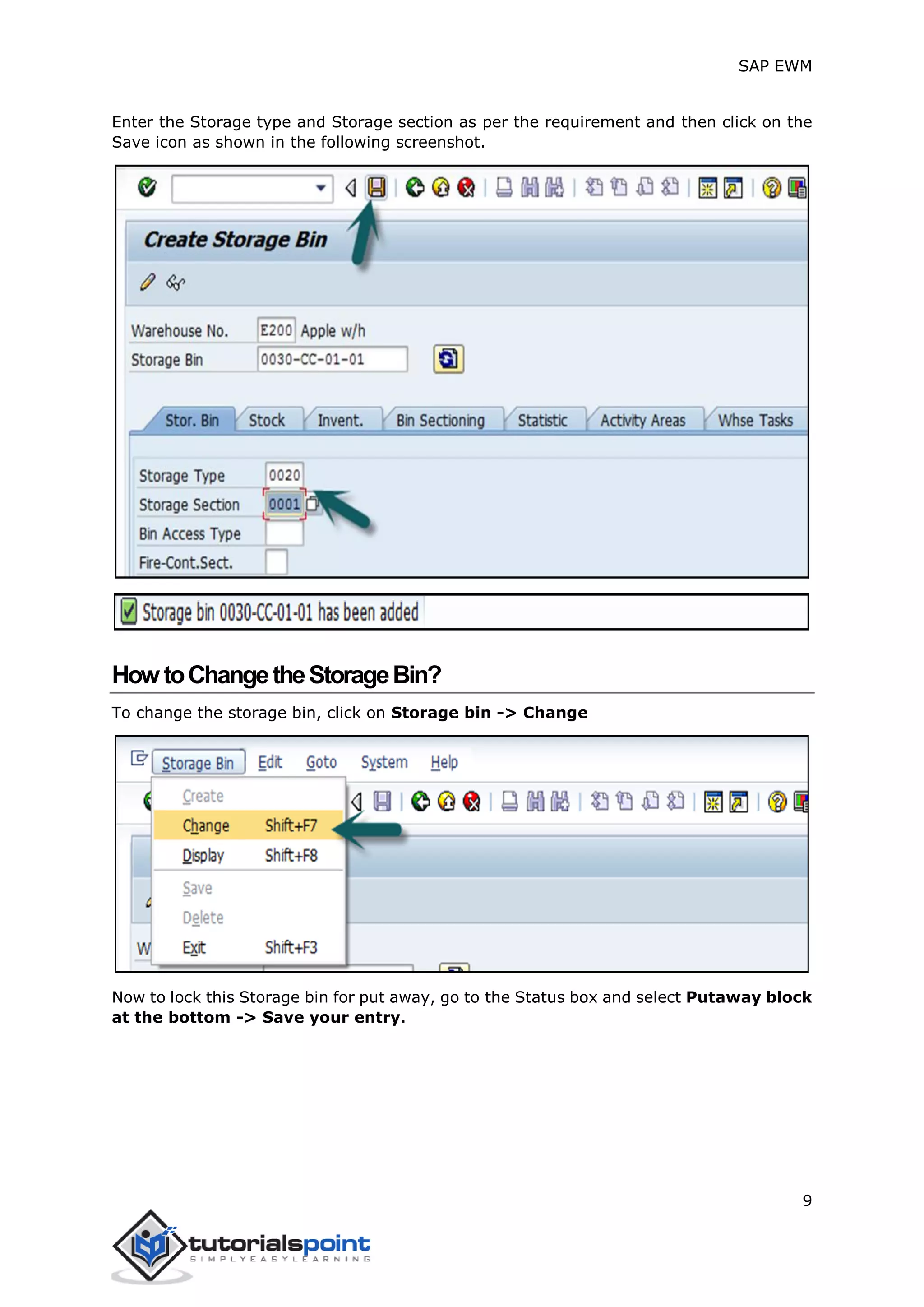 Sap ewm tutorial | PDF