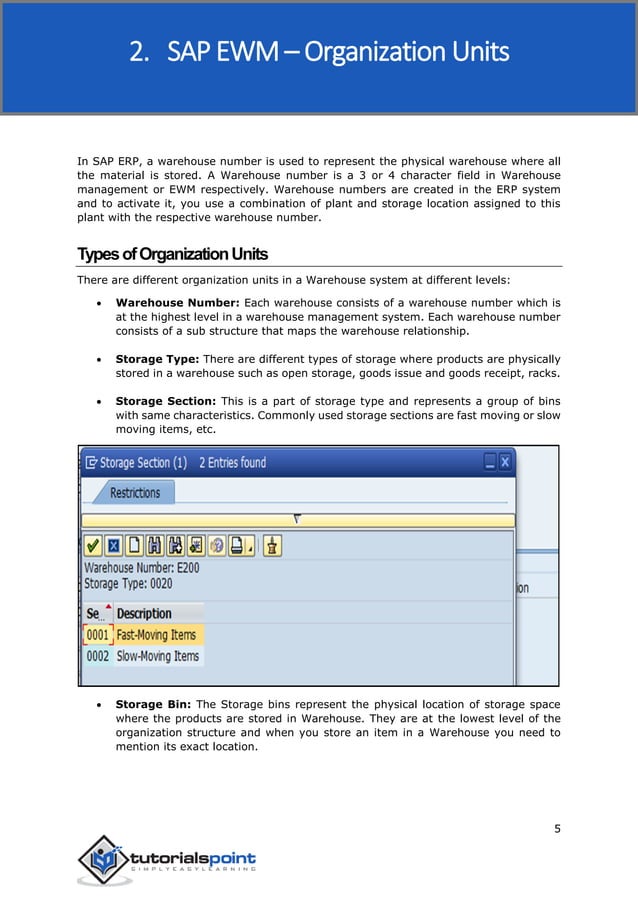 Sap ewm tutorial | PDF