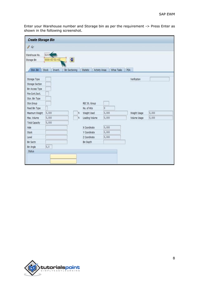 Sap ewm tutorial | PDF