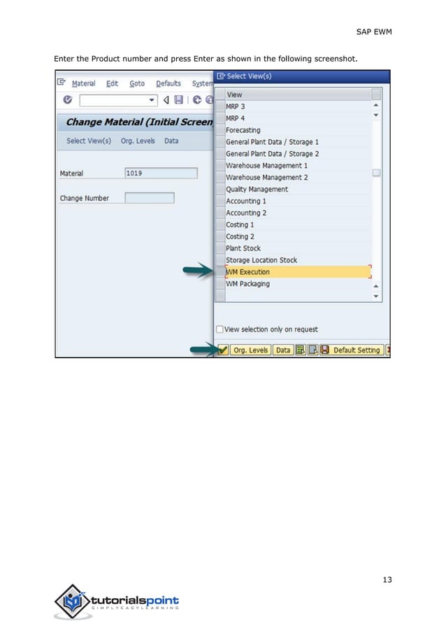Sap ewm tutorial | PDF