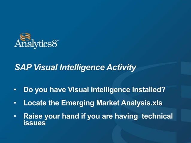 SAP Explorer Visual Intelligence | PPT