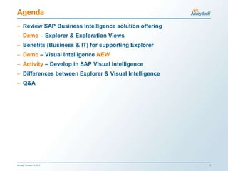 SAP Explorer Visual Intelligence | PPT