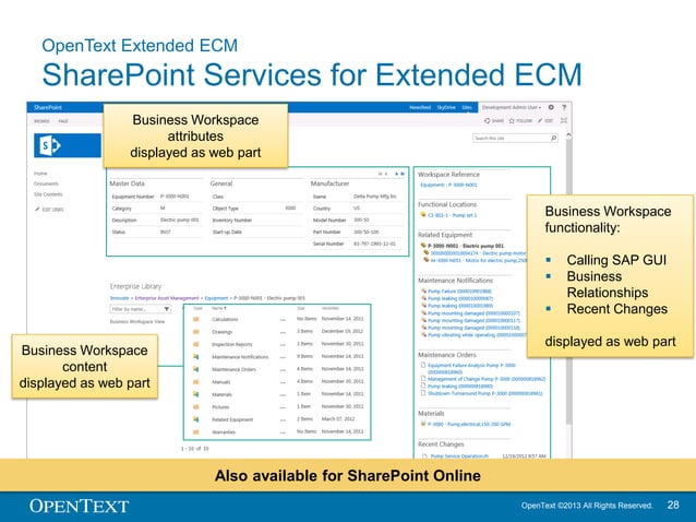 SAP Extended ECM by OpenText 10.5 - What's New? | PDF