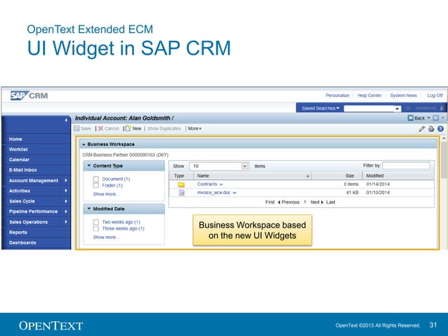 SAP Extended ECM by OpenText 10.5 - What's New? | PDF