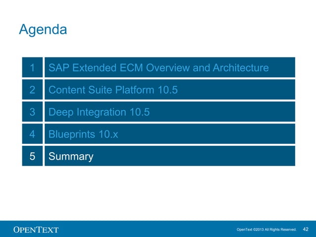 SAP Extended ECM by OpenText 10.5 - What's New? | PDF