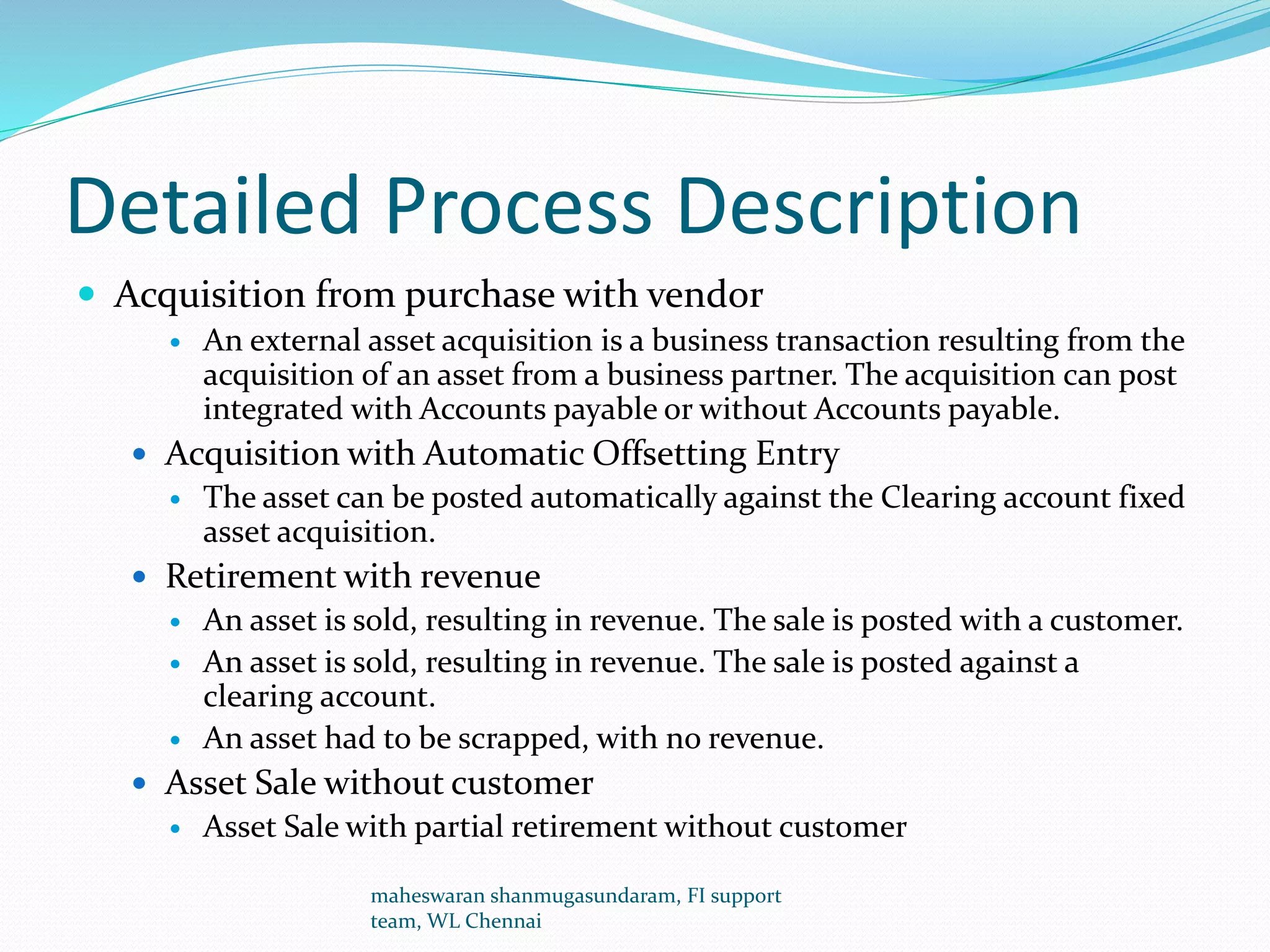 SAP FIXED ASSETS ACCOUNTING | PPTX