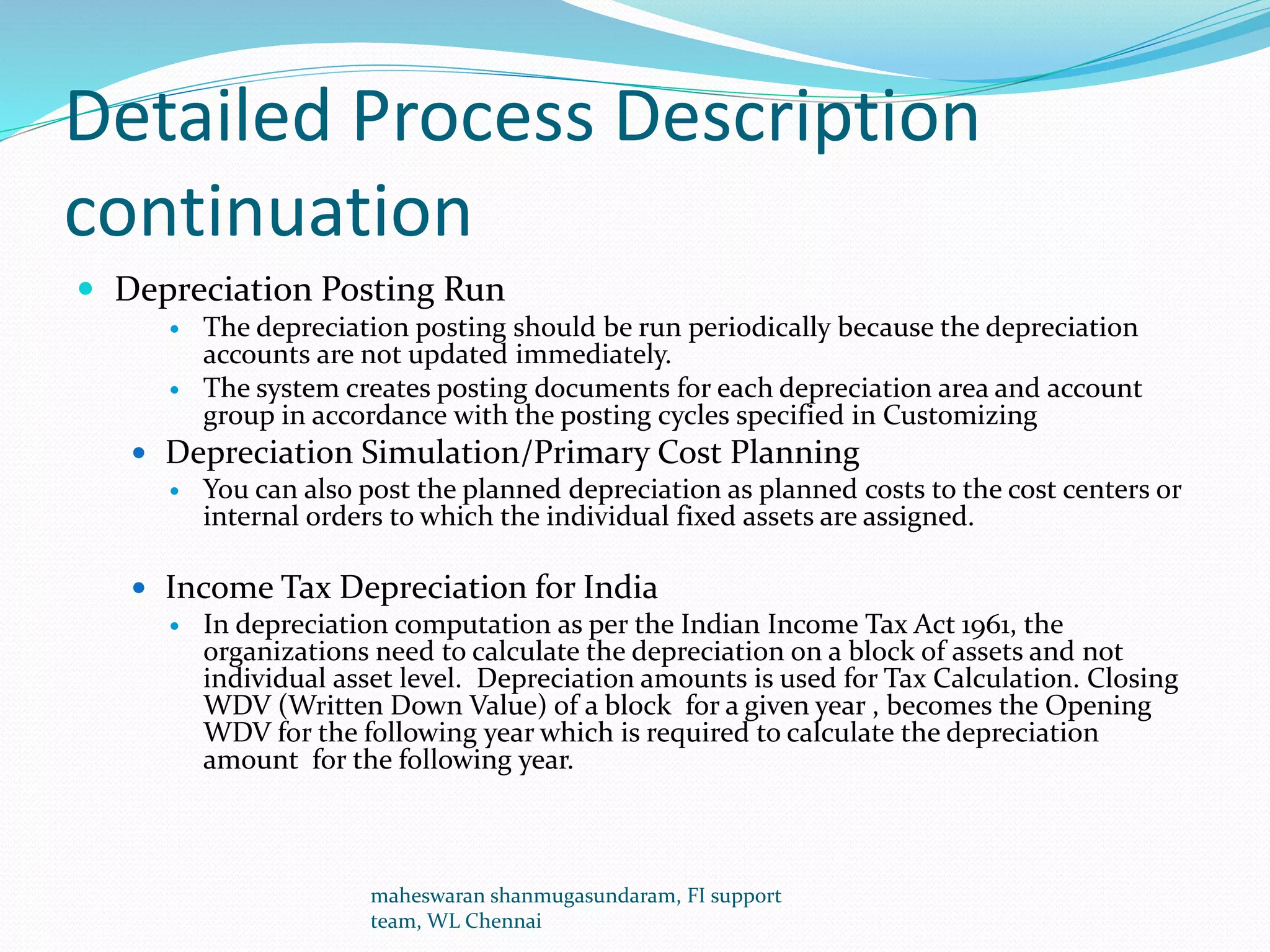 SAP FIXED ASSETS ACCOUNTING | PPTX