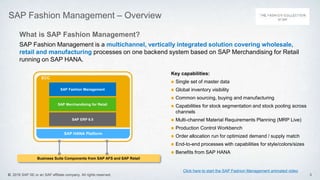 Sap fashion management intro | PDF
