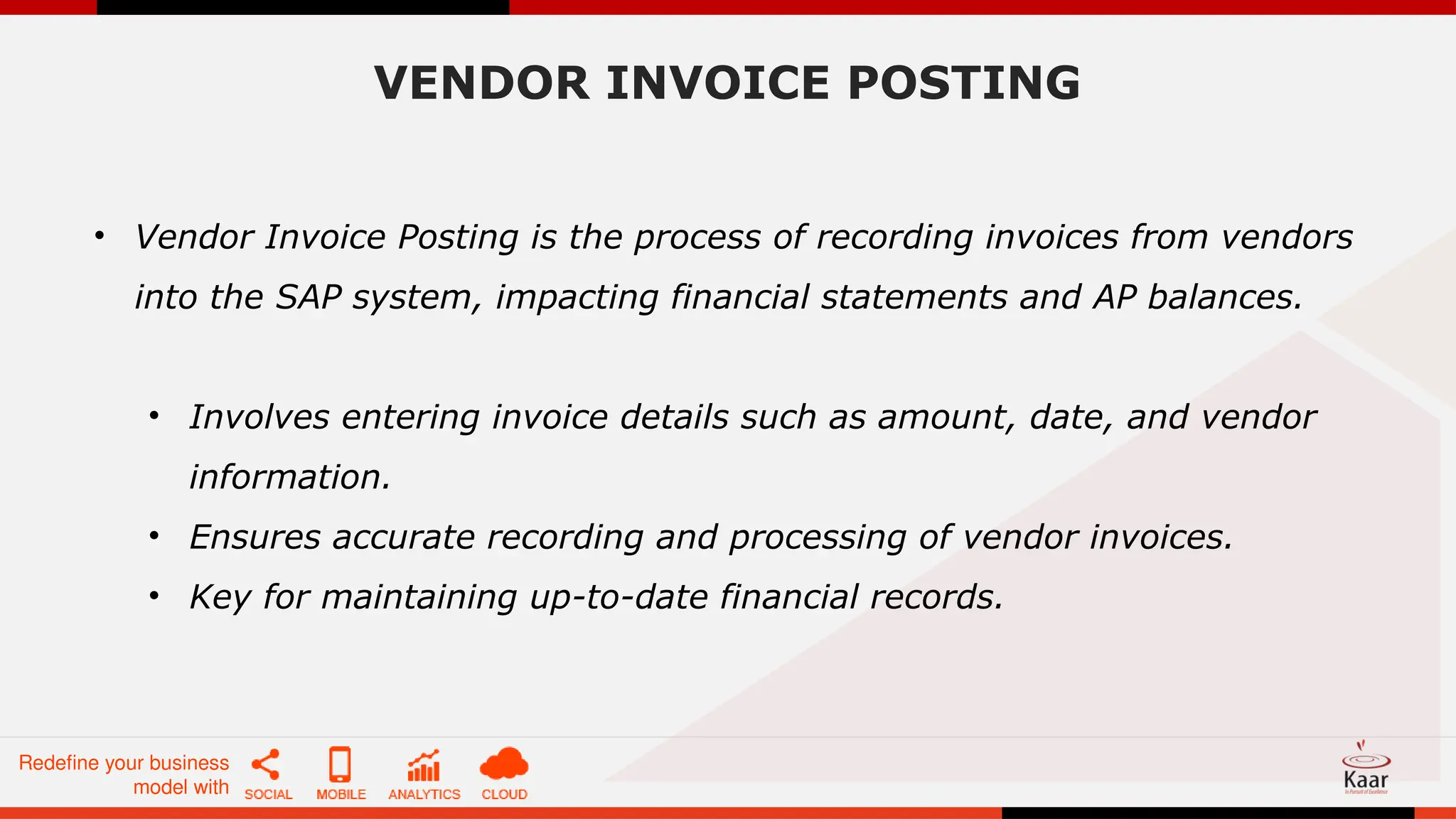 Sap Fi Accounts Payable Ap Presentation Pptx