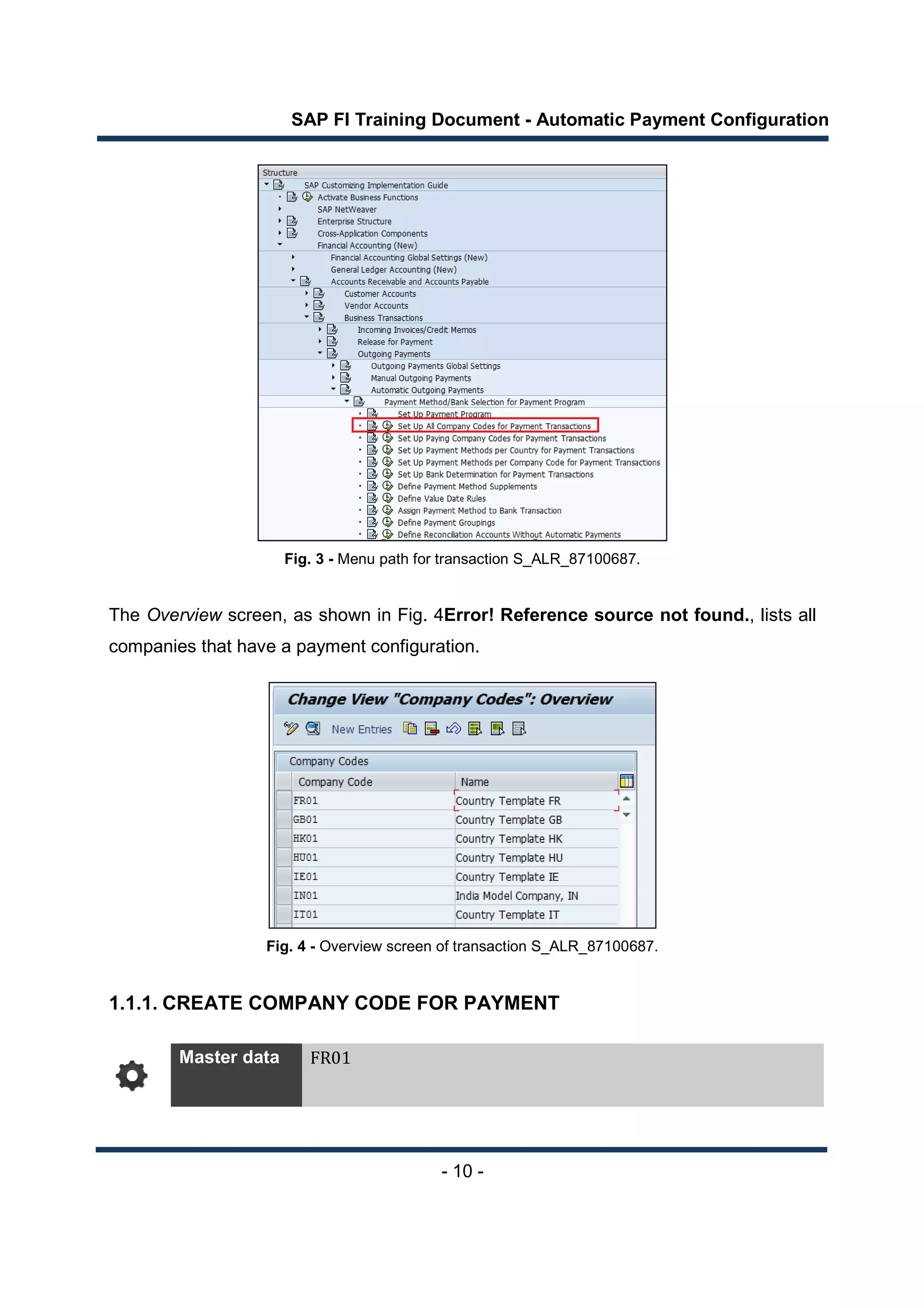 Sap fi automatic payment configuration | PDF