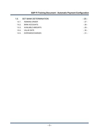Sap fi automatic payment configuration | PDF