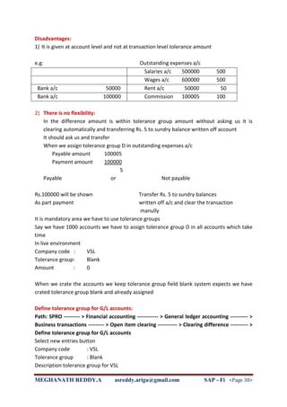 Sap Fico Configuration Material | PDF