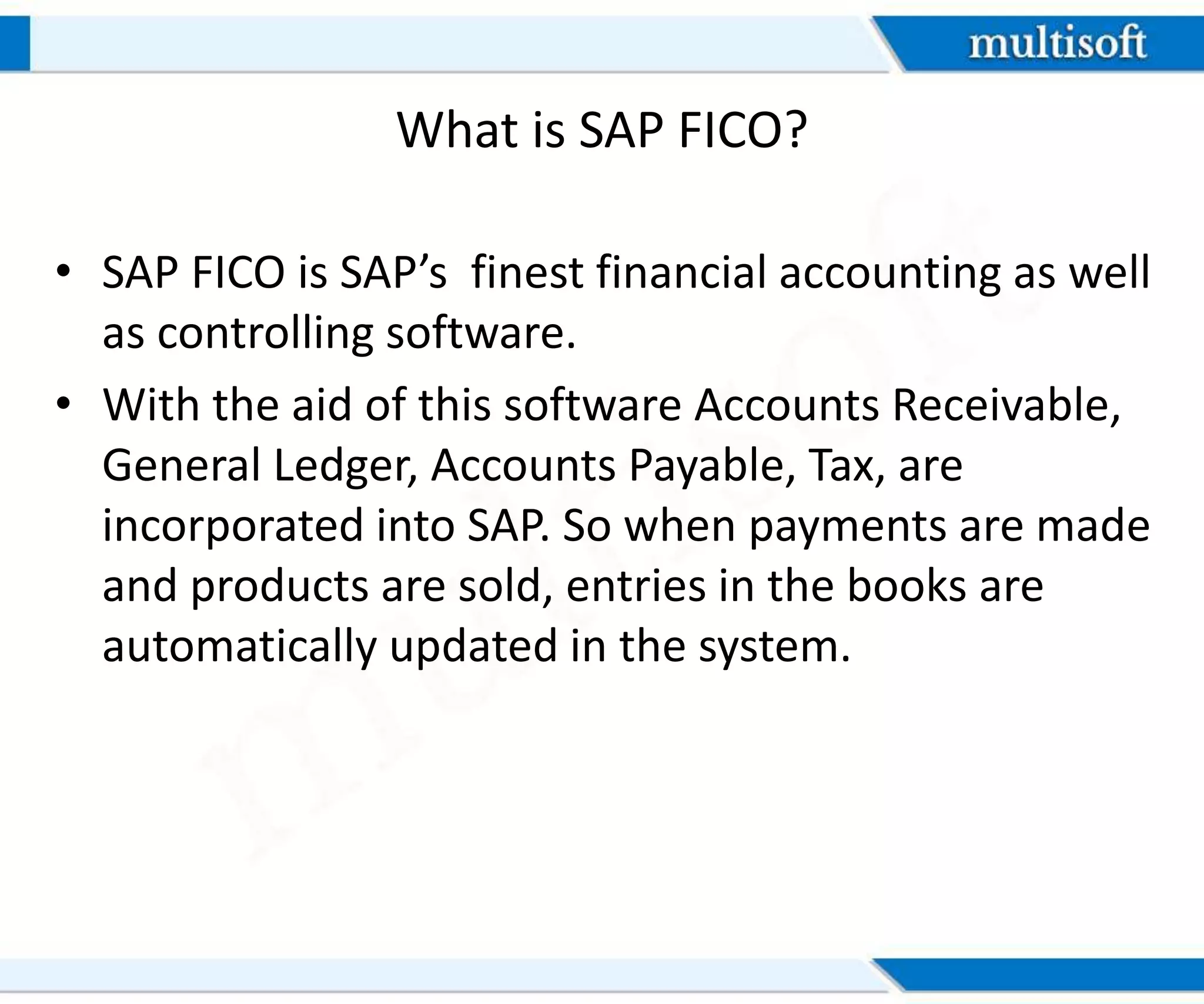 SAP FICO | PPTX