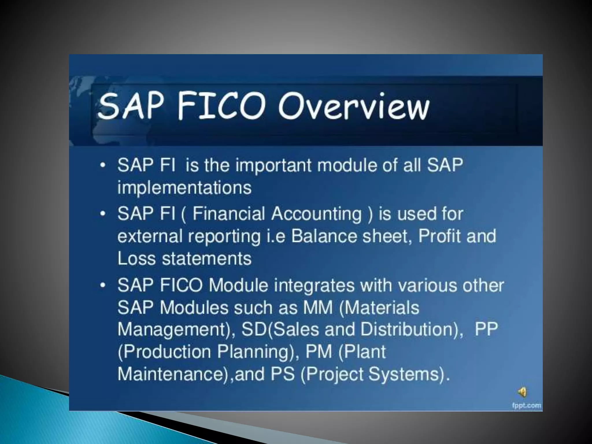 FREE LIVE DEMO on SAP FICO | PPTX
