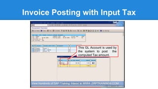 SAP FI/CO - Challenges in SAP AP Invoice Posting | PPTX