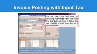 SAP FI/CO - Challenges in SAP AP Invoice Posting | PPTX