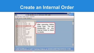 SAP FICO - Why SAP uses Internal Orders? | PPTX