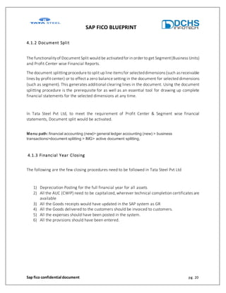 Sap fico blueprint 2017 final Anilkumar chowdary | DOCX