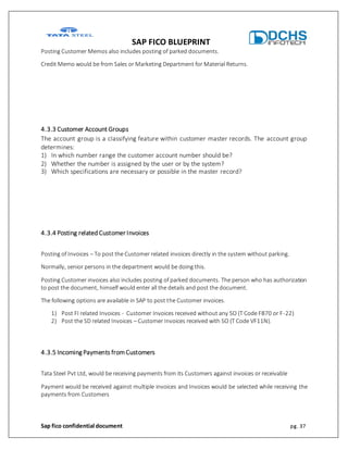 Sap fico blueprint 2017 final Anilkumar chowdary | DOCX