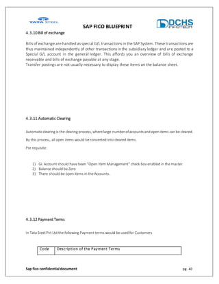Sap fico blueprint 2017 final Anilkumar chowdary | DOCX