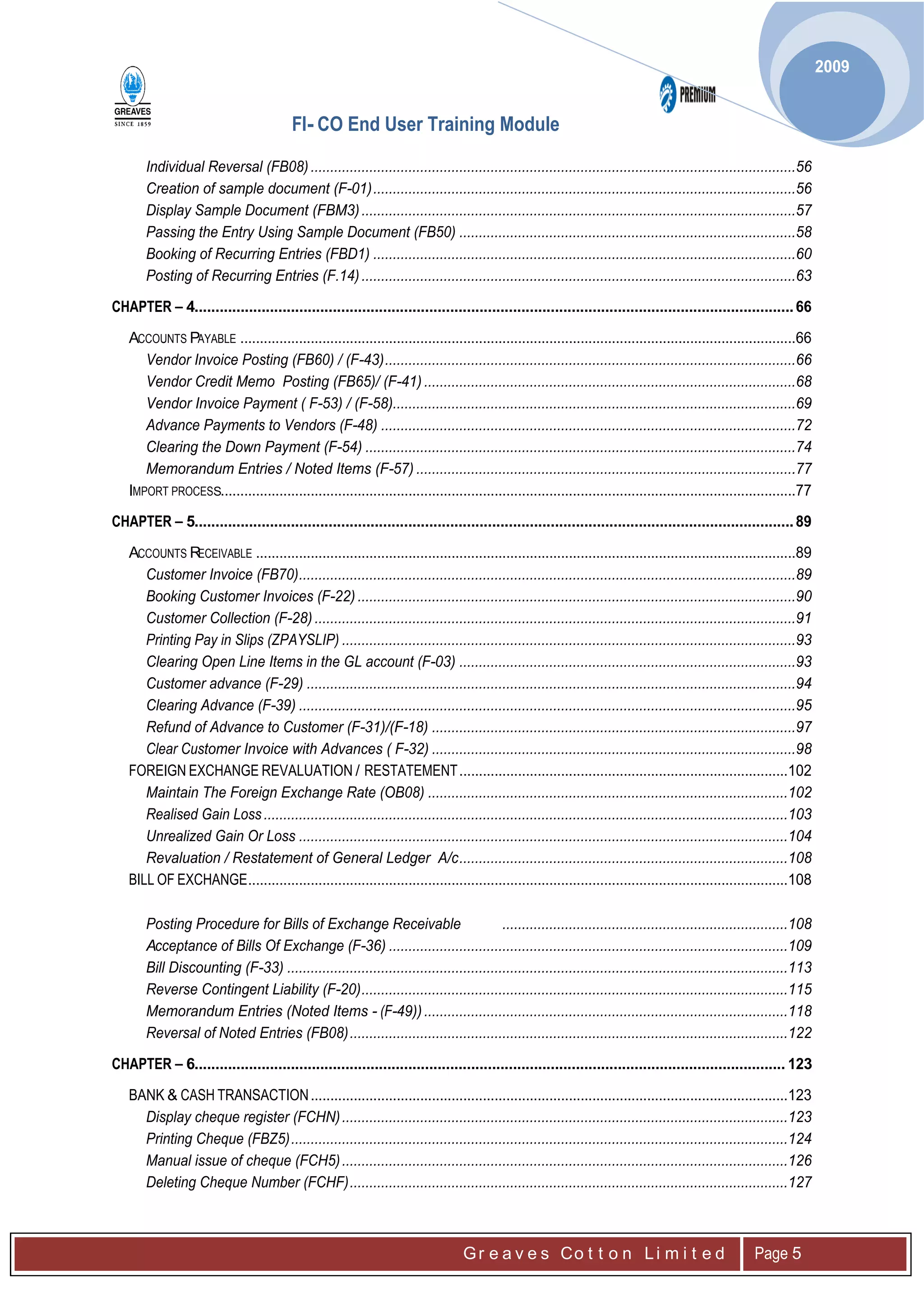 Sap FICO complete end user manual | PDF
