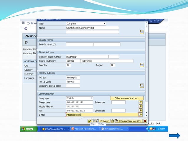 Sap Fico Config Step By Step Sap Fi Basic Configuration Settingspptx