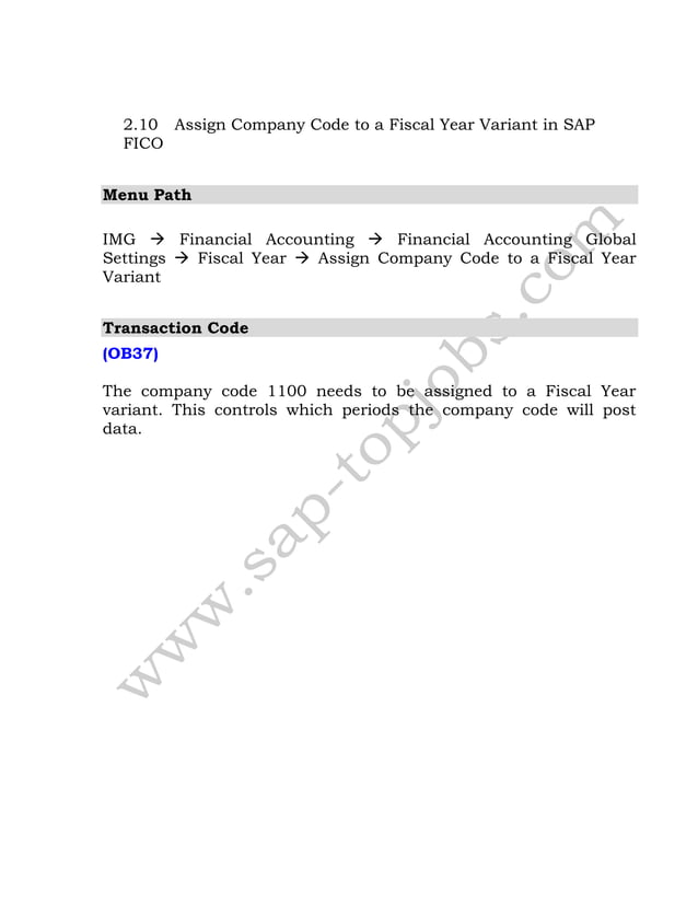 Sap fico configuration | PDF | Business Accounting & Finance | Business