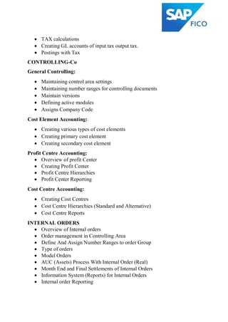 SAP FICO Course Content .pdf