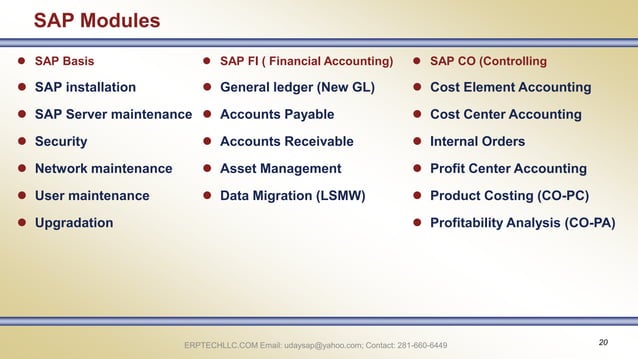 Sap fico demo presentation | PPTX | Databases | Computer Software and ...