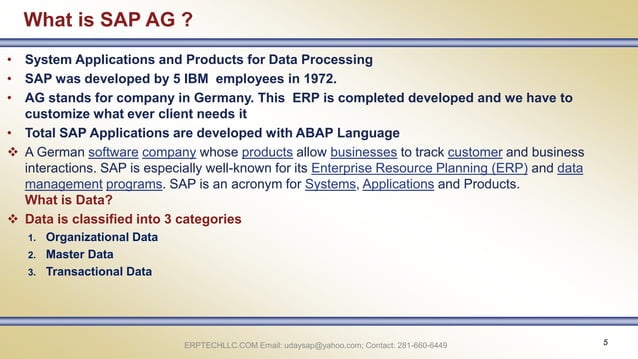 Sap fico demo presentation | PPTX | Databases | Computer Software and ...