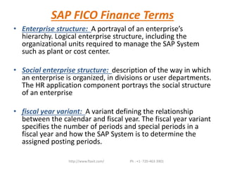 Sap fico finance terms | PPTX
