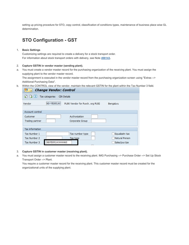 SAP FICO GST Configurations .pdf | Business Accounting & Finance | Business